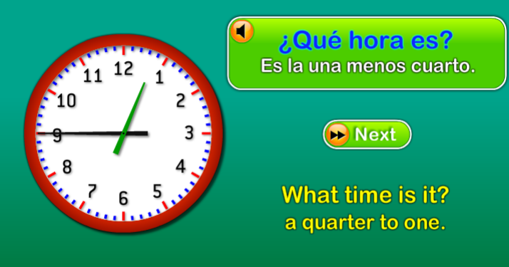 Qué hora es? – what time is it? – onlinefreespanish