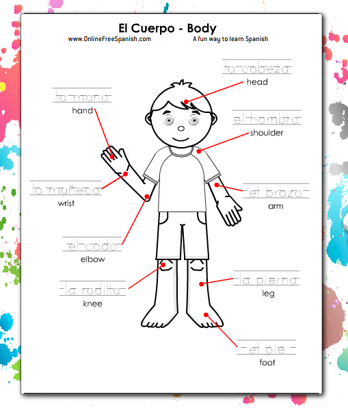 Spanish Coloring Pages – onlinefreespanish