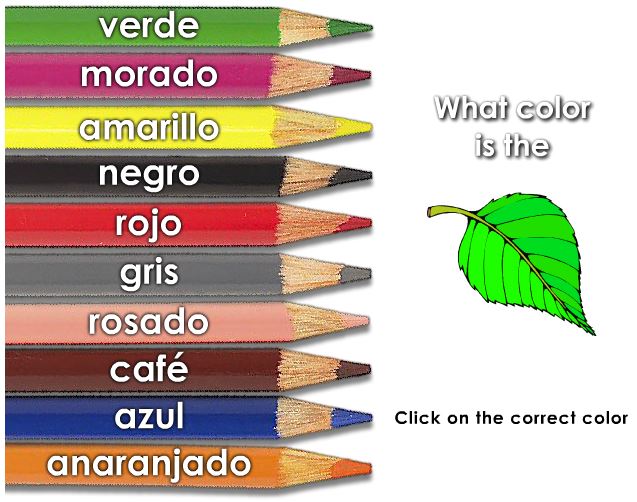 Los colores – colors lesson! – onlinefreespanish