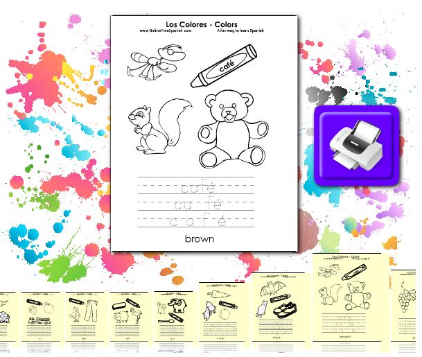 Los colores – colors lesson! – onlinefreespanish