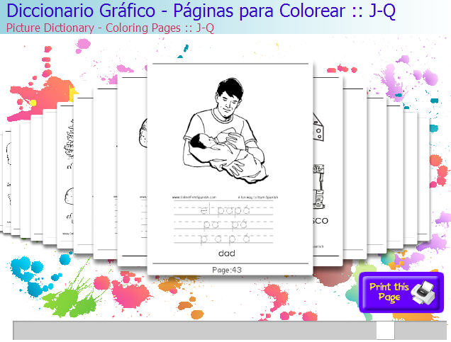 Spanish Coloring Pages – onlinefreespanish