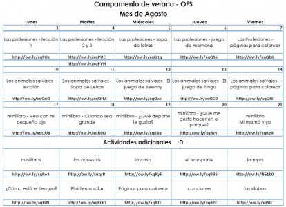Summer Spanish Activity Packet – onlinefreespanish