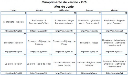 Summer Spanish Activity Packet – onlinefreespanish