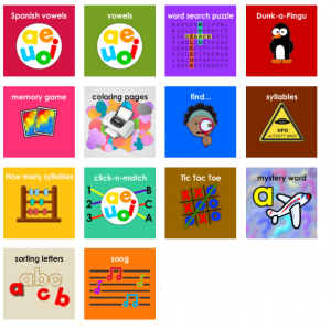 Vowels lesson – Lección de las vocales – onlinefreespanish