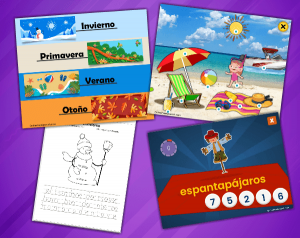 Las estaciones – Seasons – onlinefreespanish