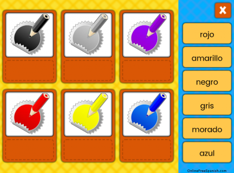 Learn Spanish colors playing! – ¡Aprende los colores en español jugando ...